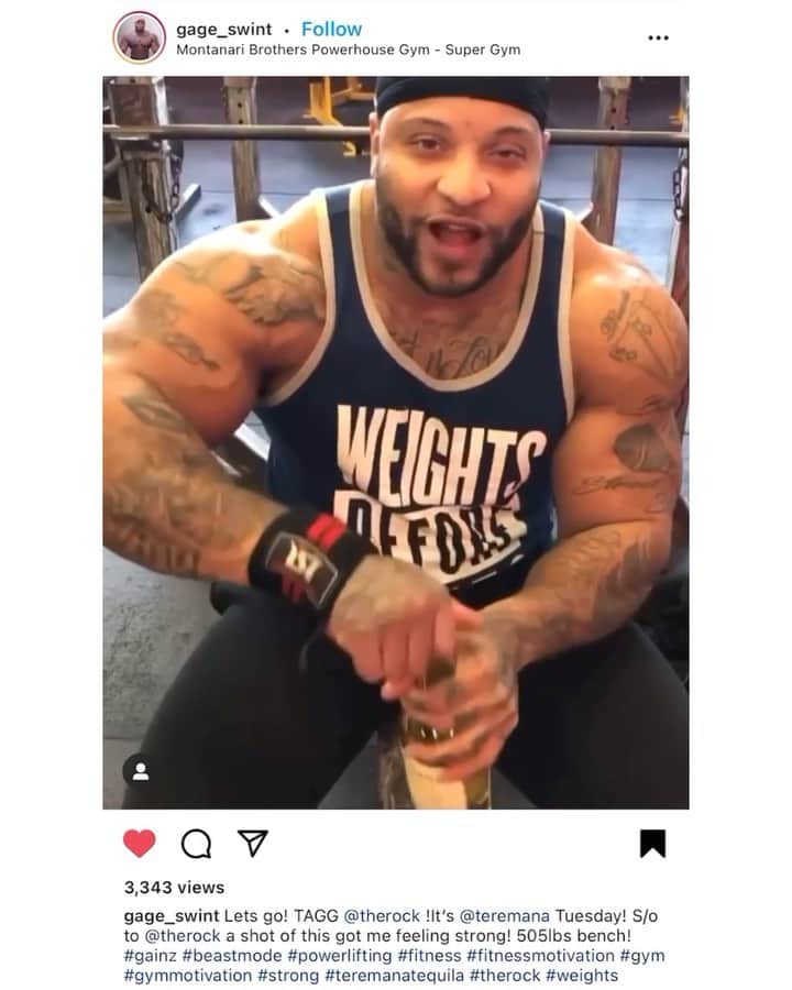 ドウェイン・ジョンソンさんのインスタグラム動画 - (ドウェイン・ジョンソンInstagram)「The most I’ve ever ...