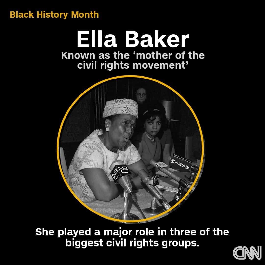 CNNさんのインスタグラム写真 - (CNNInstagram)「This is Ella Baker. She played a major ...