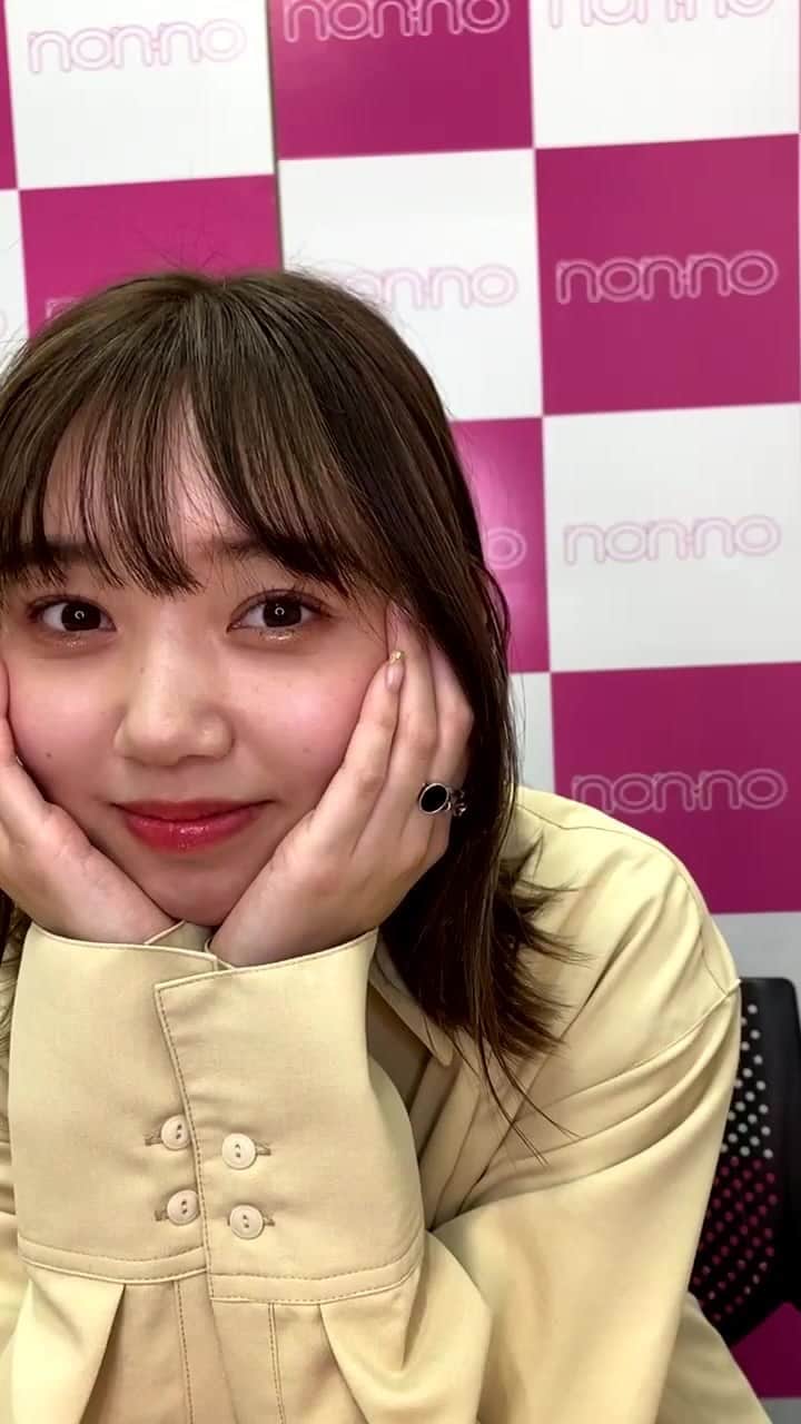 Non Noさんのインスタグラム動画 Non Noinstagram 「3 19 江野沢愛美さんのノンノ5月号発売日のインスタライブです