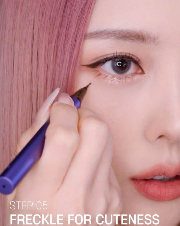 ポニーさんのインスタグラム動画 - (ポニーInstagram)「#협찬 My 5-step eyeliner tricks using a brush pen liner feat ...