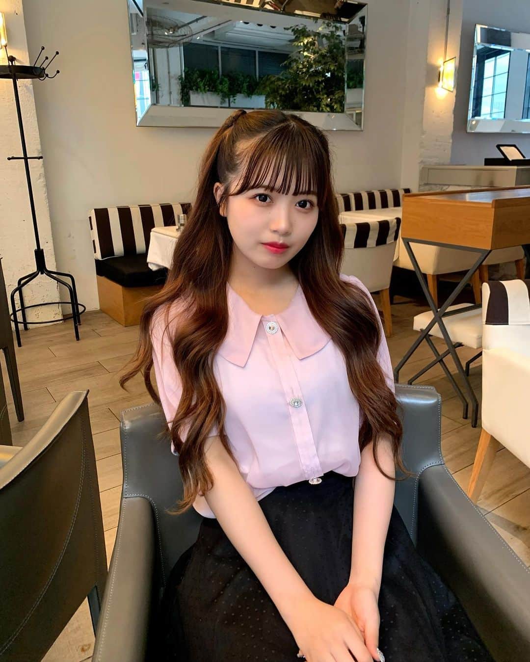 Kirariさんのインスタグラム写真 - (KirariInstagram)「お知らせ！ LARME×Inframinceとのコラボ服が 発売開始されました💎 1つ目は blackのミニ ...