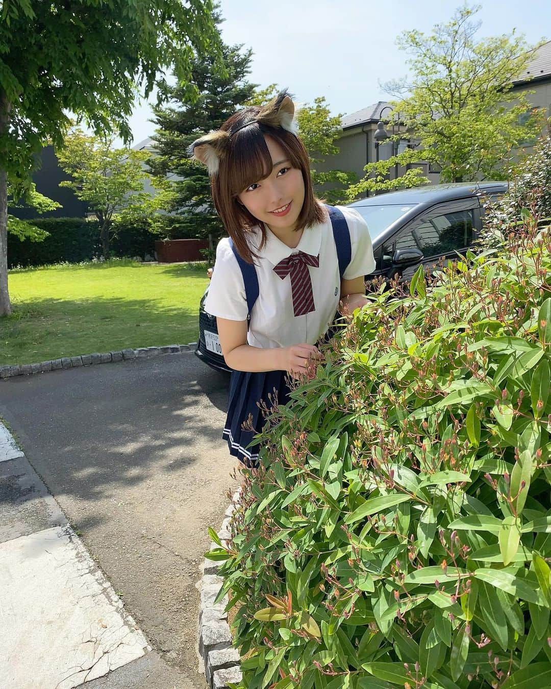 香月杏珠さんのインスタグラム写真 - (香月杏珠Instagram)「ひょっこりあんちゃん🦊 #グラビア #グラビアアイドル」7月22日 20 ...