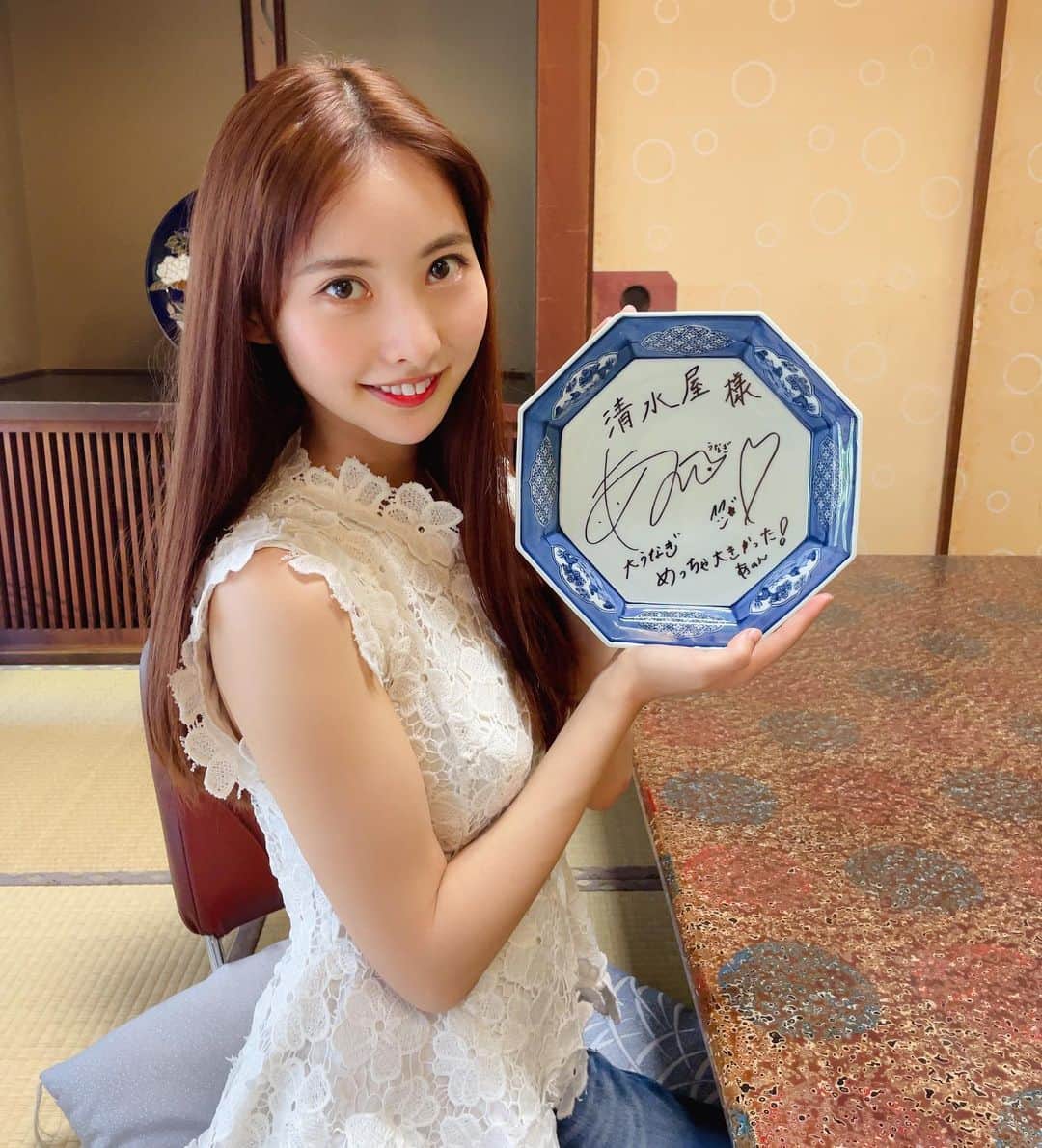 あのんさんのインスタグラム写真 - (あのんInstagram)「・ 🍚ﾓﾘﾓﾘ #清水屋 #うなぎ #グラビア #レースクイーン #モデル ...