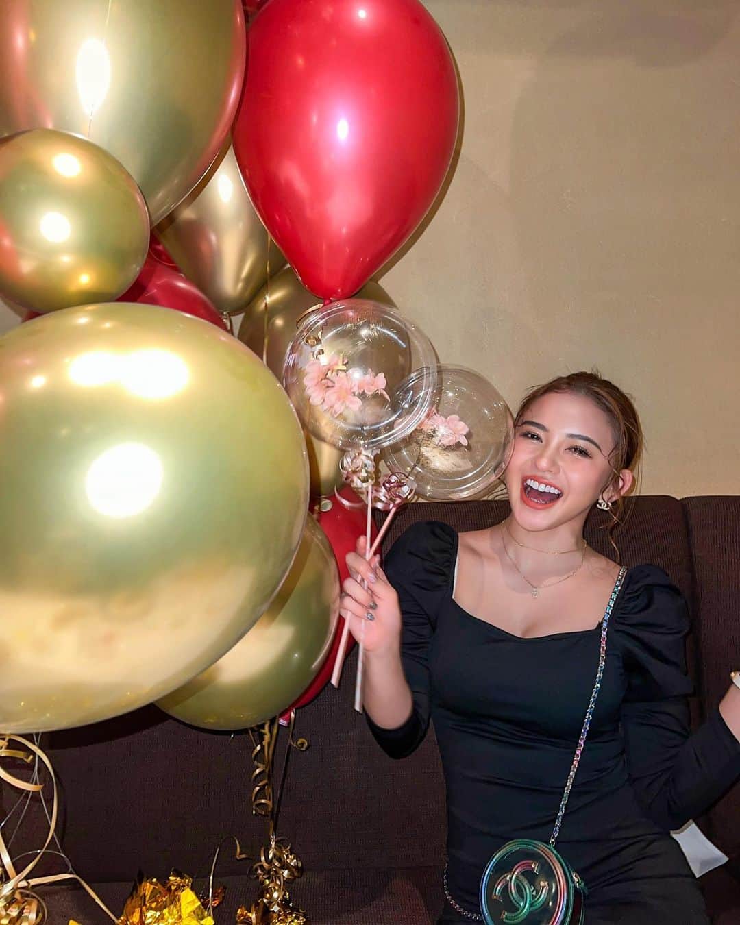 カレンさんのインスタグラム写真 - (カレンInstagram)「Lv.26になりました🧸🎈🎂🌙 (今更) 🍾いっぱいありがとうございました💞 ...