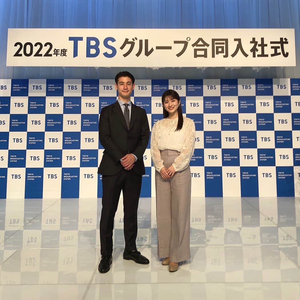 TBSアナウンサー公式さんのインスタグラム写真 - (TBSアナウンサー公式Instagram)「国山ハセンです！ @hasen_kuniyama ． 本日2022年度 TBSグループ合同入社 ...