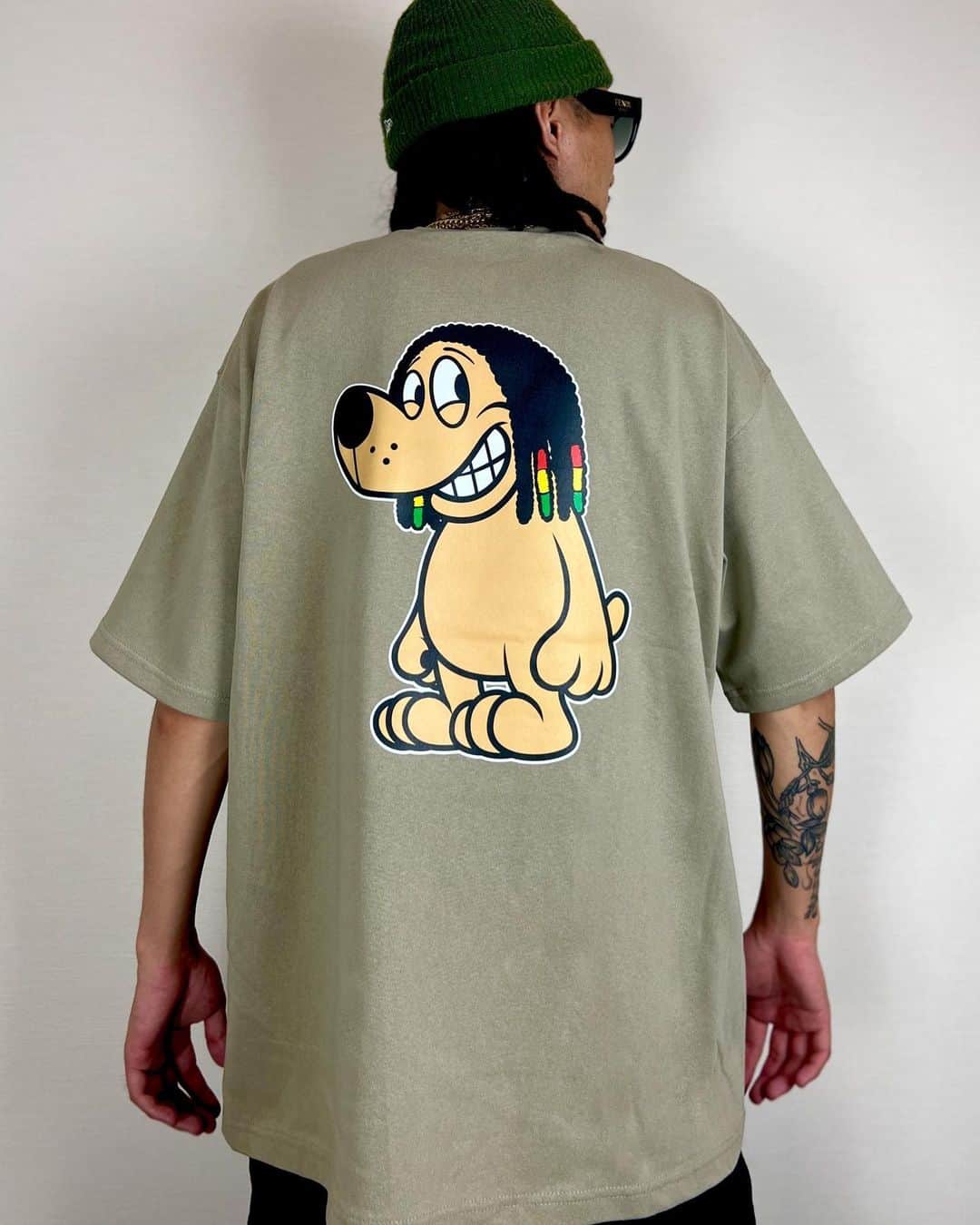 MYさんのインスタグラム写真 - (MYInstagram)「㊗️重大発表㊗️ 🎉NASTY DOGから新作発売開始🎉 大人気シリーズのTシャツです！🐶 シンプルでめちゃくちゃ可愛い😍 前の ...