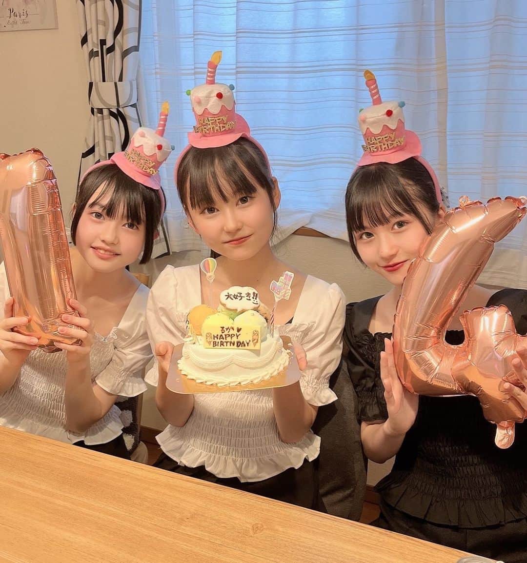 中田華月さんのインスタグラム写真 - (中田華月Instagram)「るかお誕生日おめでとう🩷 だいすき！！！！ @r_ebincho ...