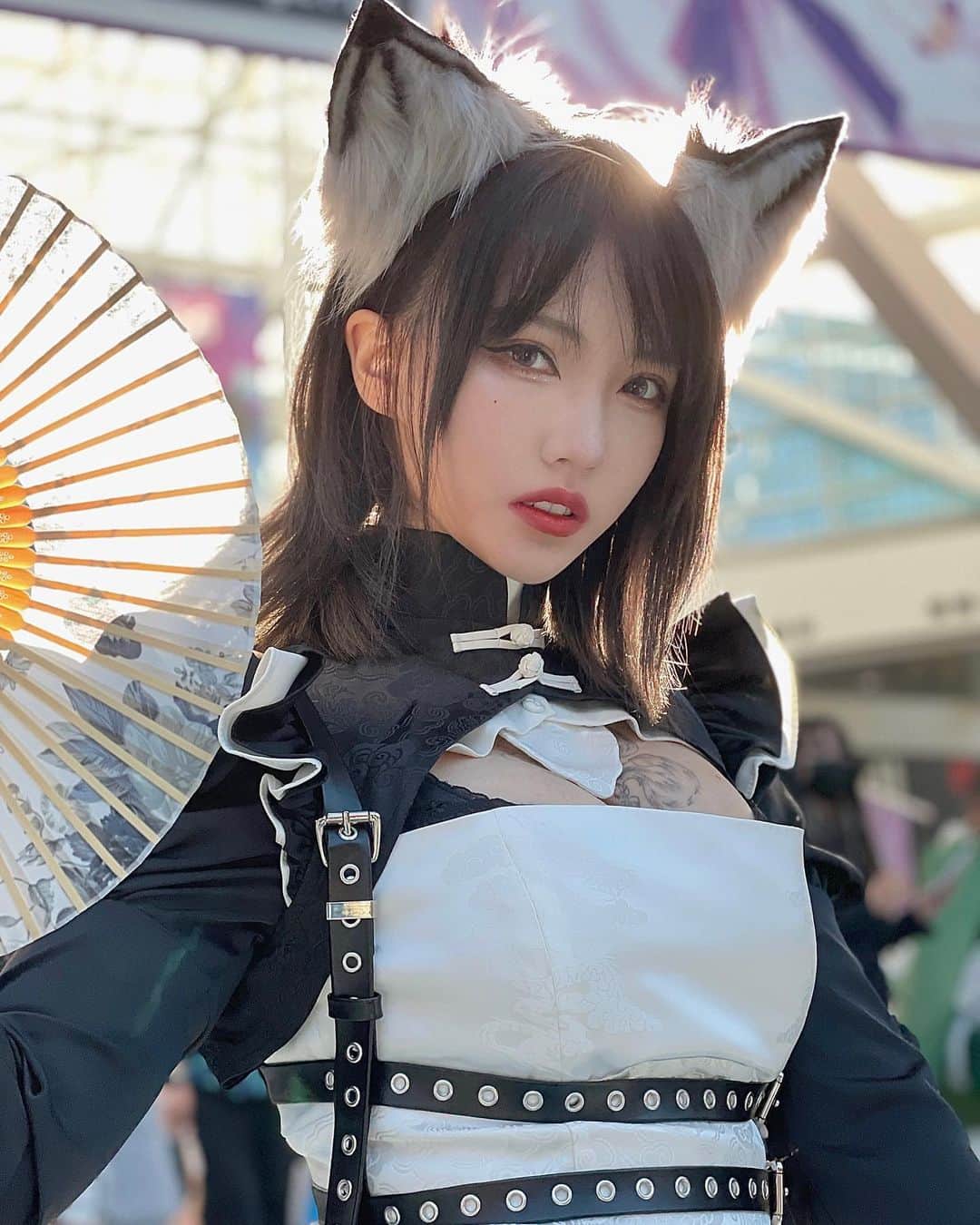 犬神洛洛子さんのインスタグラム写真 - (犬神洛洛子Instagram)「I’m done for today’s #animeexpo」7月 ...