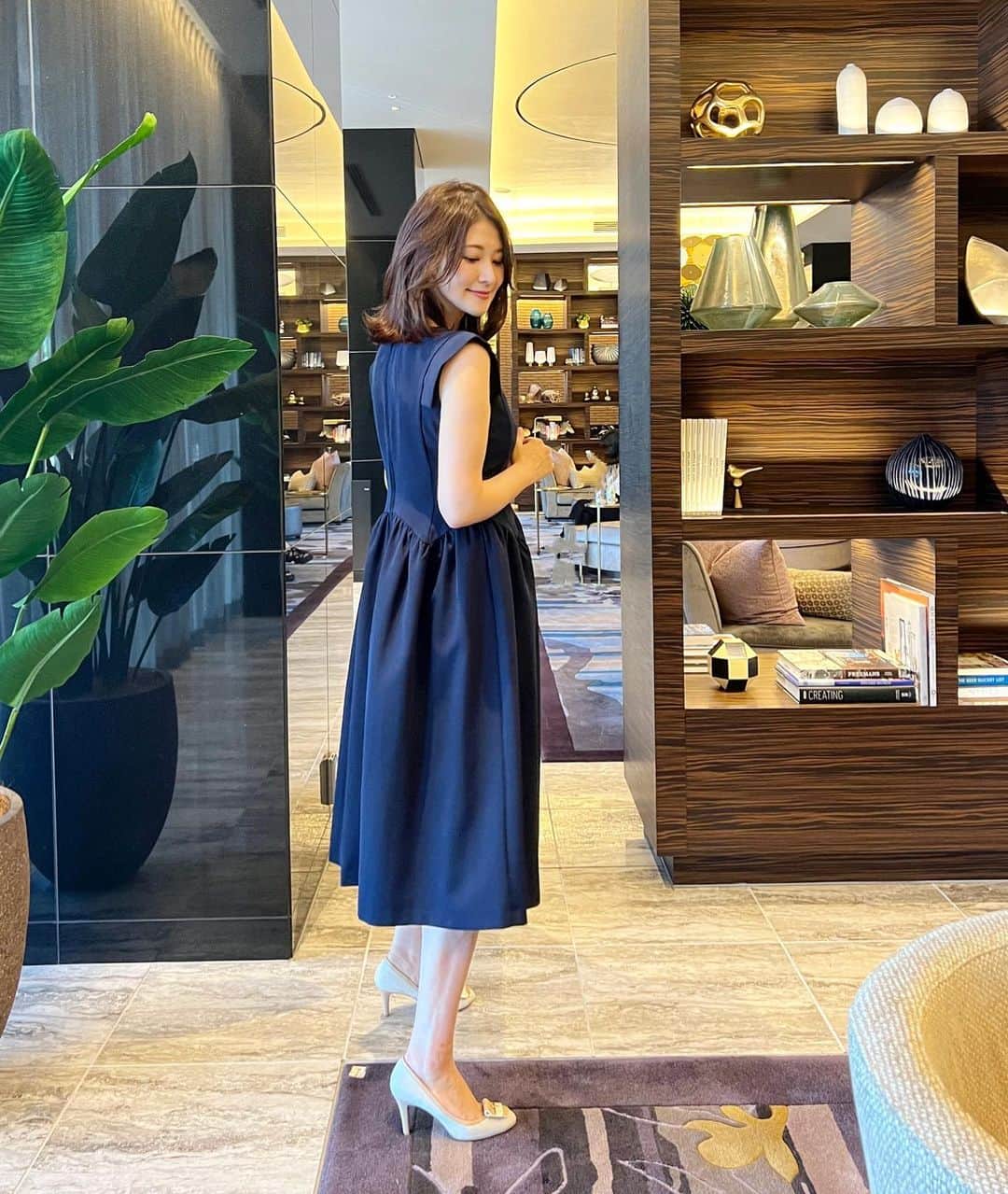 Sayuri（岸岡小百合）さんのインスタグラム写真 - (Sayuri（岸岡小百合）Instagram)「* 褒められワンピースを着てお出かけ ...