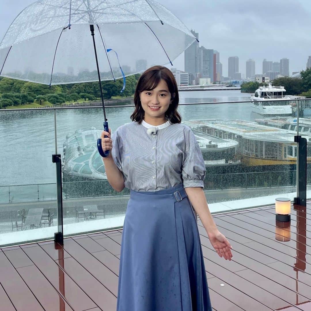 篠原梨菜さんのインスタグラム写真 - (篠原梨菜Instagram)「今日の竹芝は雨脚が一気に強まる時間がありました...！ 午後の晴れ間を ...