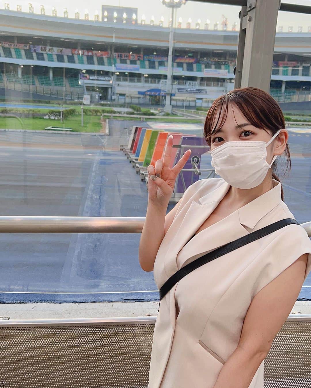 柳瀬さきさんのインスタグラム写真 - (柳瀬さきInstagram)「昨日はことみさんと 松戸競輪場に行って きました🚴 わこさんと関東から ...