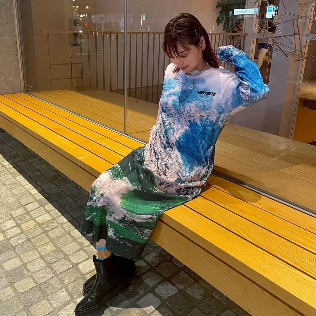 A-NONさんのインスタグラム写真 - (A-NONInstagram)「WHITE LINE👀🤍 ONE PIECE/SOCKS ︎# ...