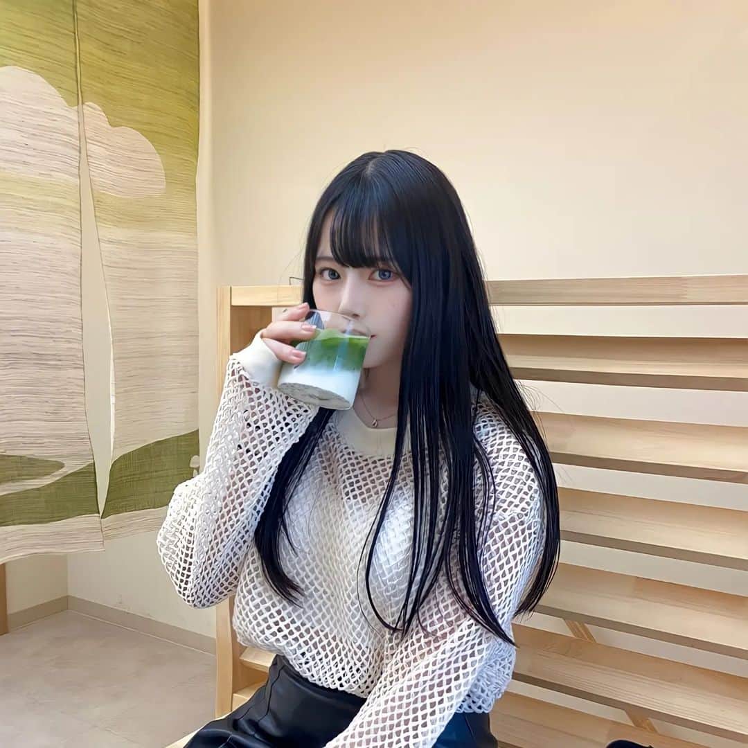 むめいさんのインスタグラム写真 - (むめいInstagram)「最近涼しくなってきた…？⁡ ⁡⁡ ⁡やっぱり抹茶が最高🍵⁡ ⁡⁡ ⁡みんなが ...