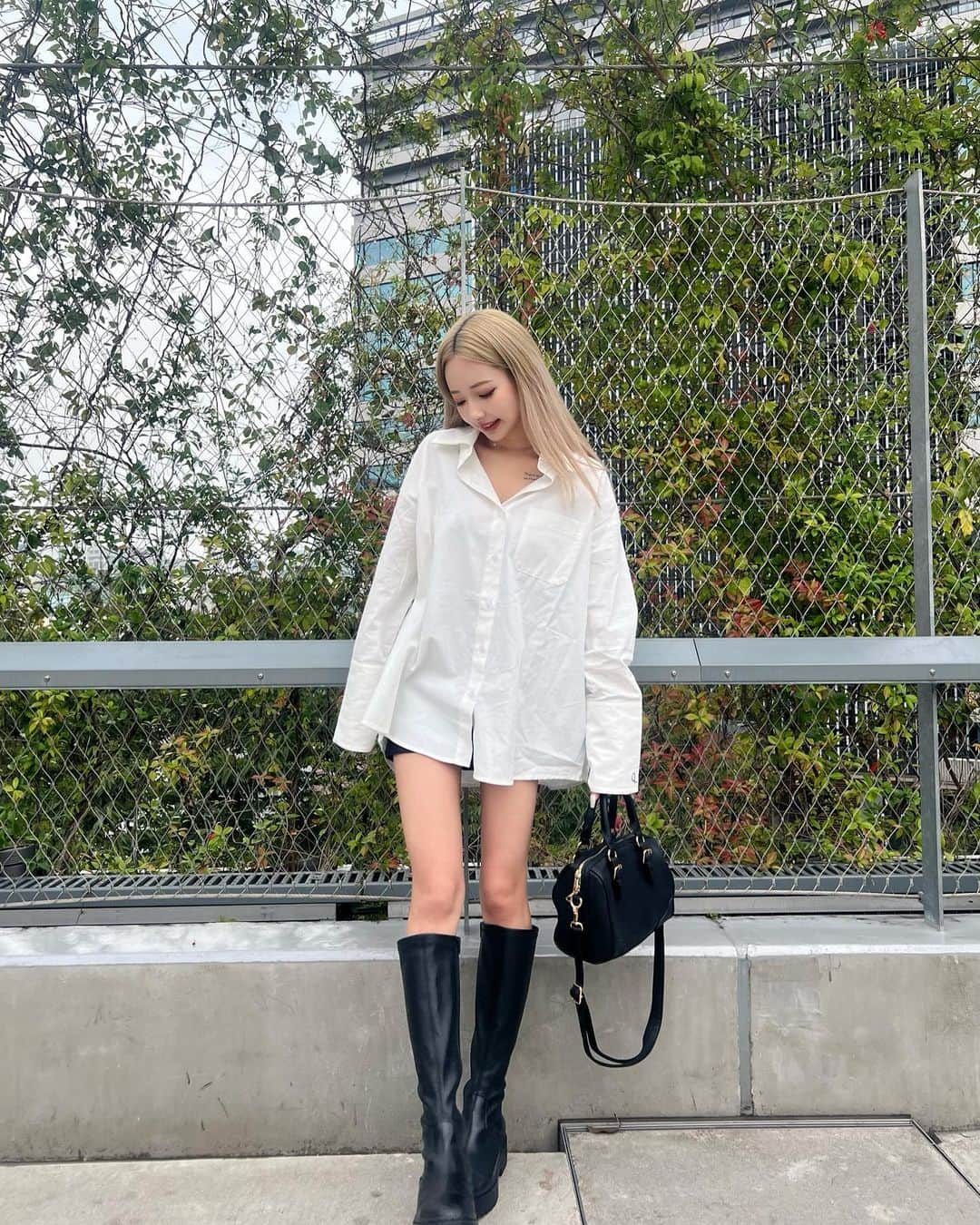 PyunA.(ぴょな)さんのインスタグラム写真 - (PyunA.(ぴょな)Instagram)「@clena.official のシャツと ...