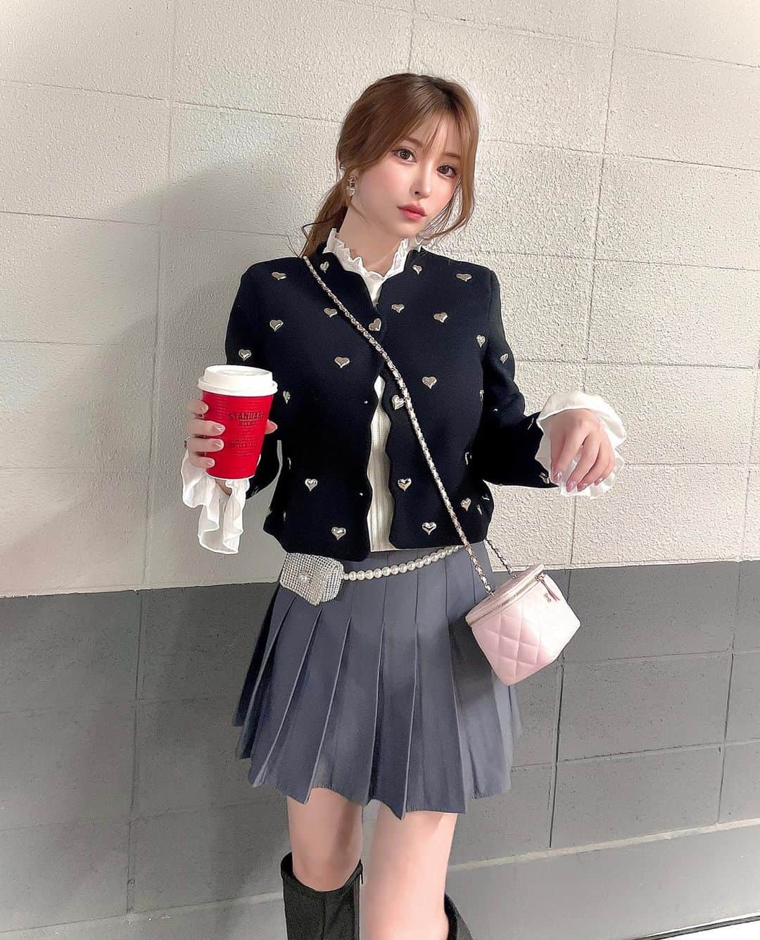 藤咲めいさんのインスタグラム写真 - (藤咲めいInstagram)「寒くなってきたので秋コーデ😚🌰🍁 @select_coco8 さんの ...