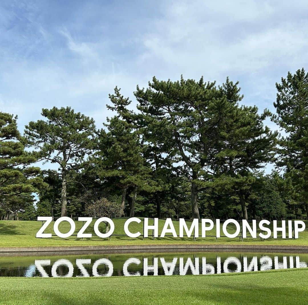 安藤萌々さんのインスタグラム写真 - (安藤萌々Instagram)「明日開幕するZOZOチャンピオンシップ！⛳️ 約1年ぶりに、松山英樹選手 ...