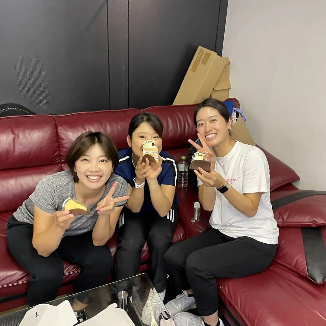 葭葉ルミさんのインスタグラム写真 - (葭葉ルミInstagram)「🍵 二人とも無事にテストを終えて富士通レディース二日目に応援にきてくれ ...