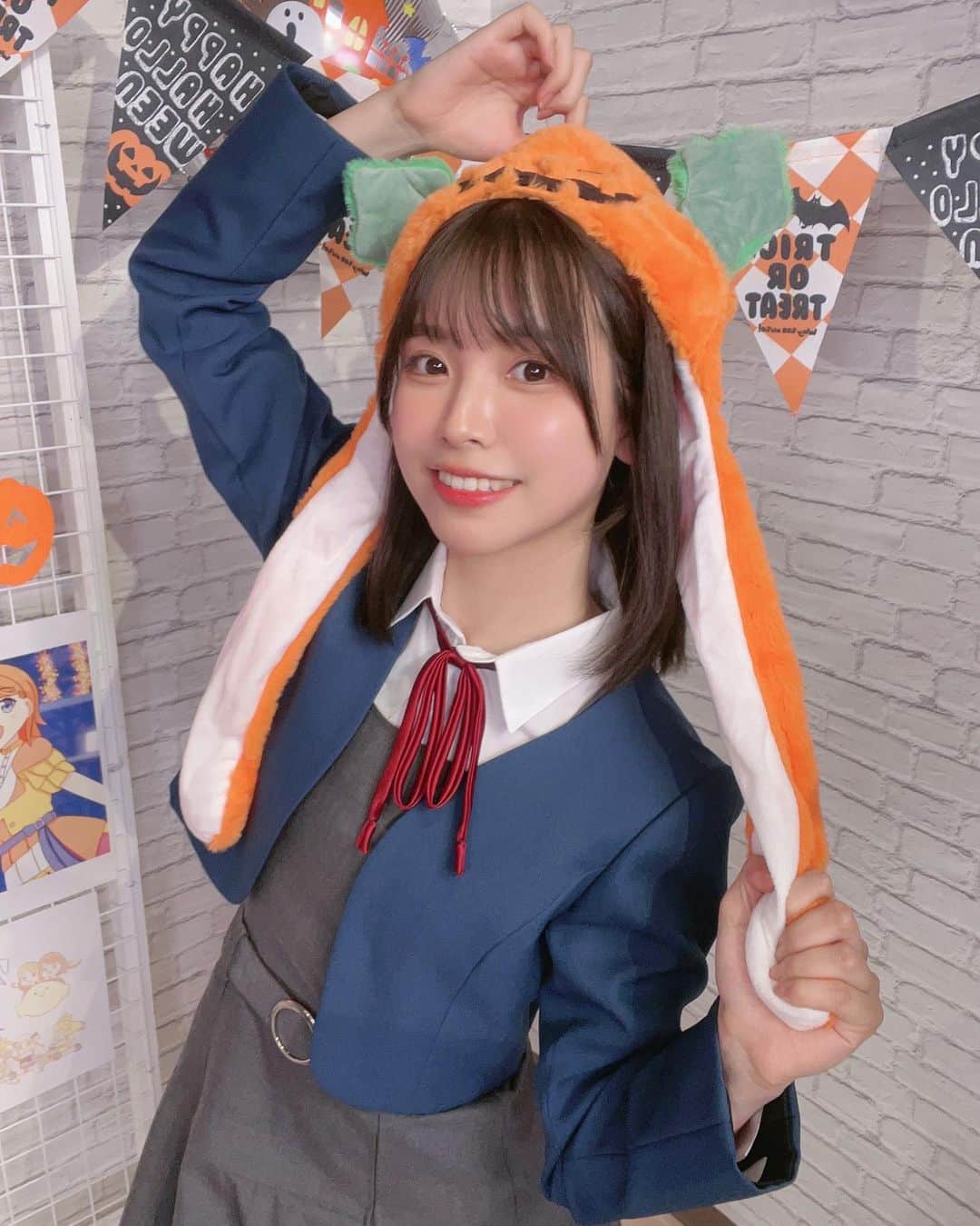 Liyuu（リーユウ）さんのインスタグラム写真 - (Liyuu（リーユウ）Instagram)「Liella!生放送💫 ありがとうございました！ 早めにハロウィン🎃かぼちゃです🎃 久しぶりの ...