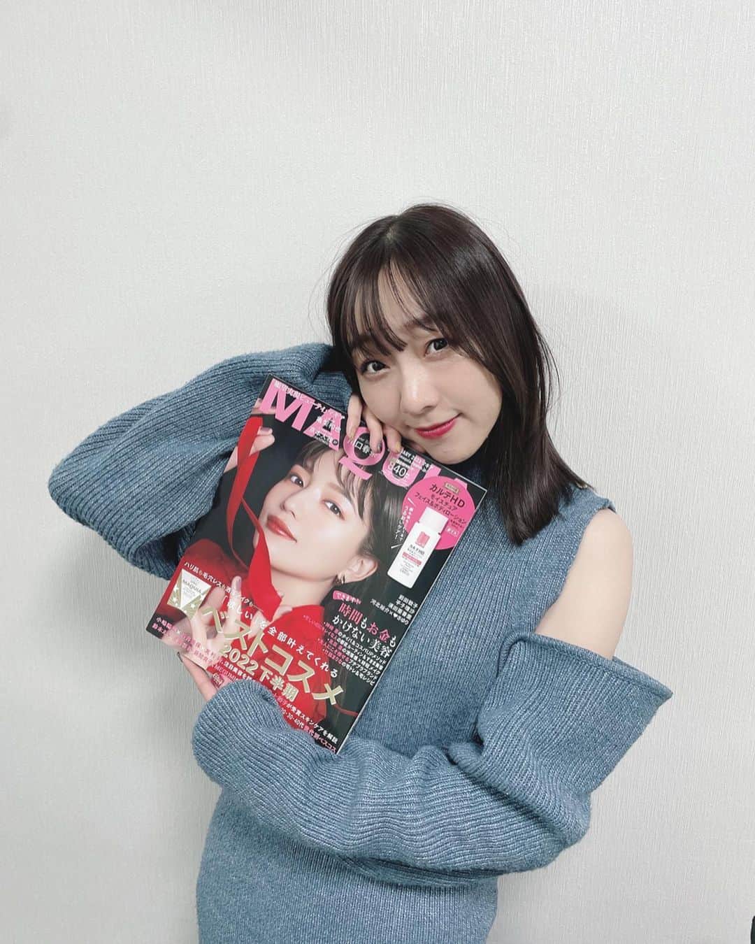 須田亜香里さんのインスタグラム写真 須田亜香里instagram 「本日11月22日発売【maquia】 なんとえっちゃん 母 が雑誌