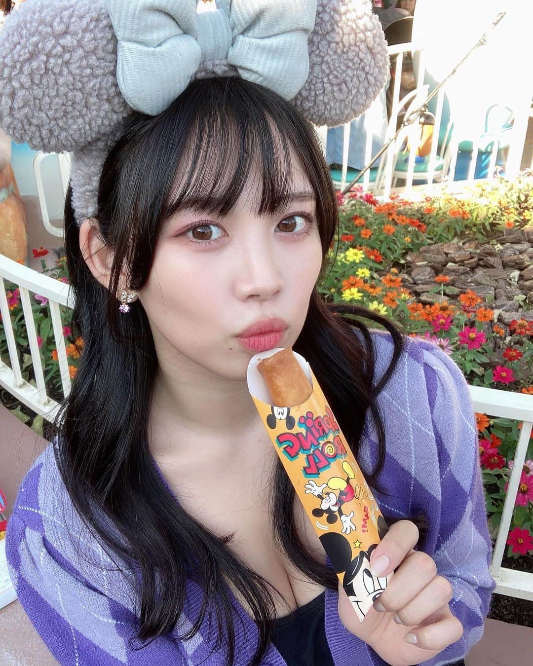篠見星奈さんのインスタグラム写真 - (篠見星奈Instagram)「. シャドウバン解除記念に ディズニー星奈🐭💜 . #disney # ...