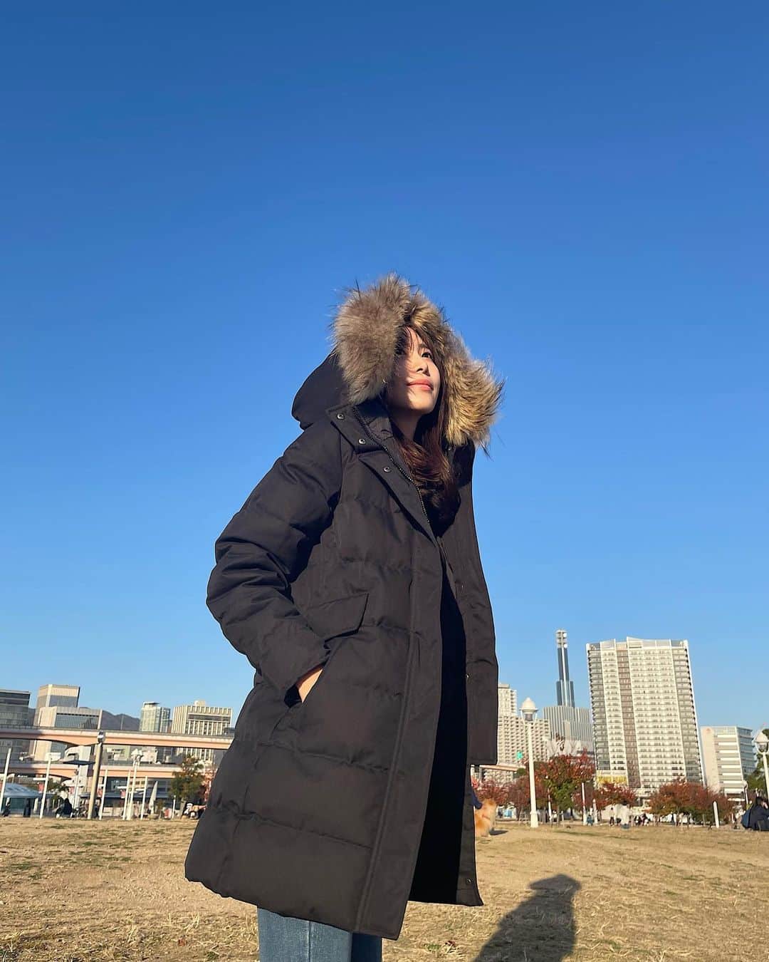 藤田麻里さんのインスタグラム写真 - (藤田麻里Instagram)「🧥 @pyrenex_japan はじめてのPyrenexデビュー🫶🏻 ...