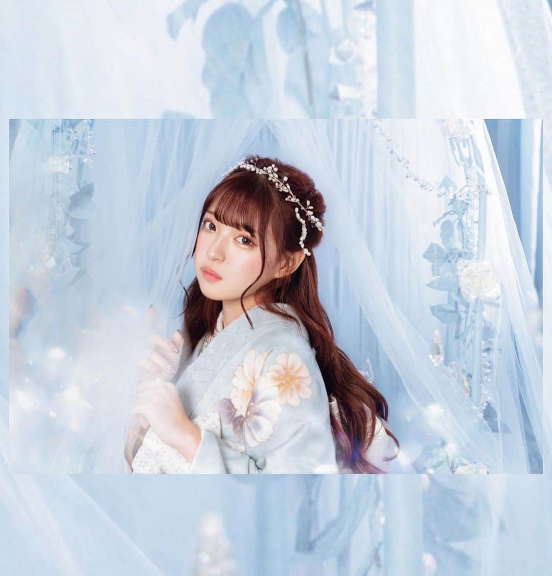 MINAMIさんのインスタグラム写真 - (MINAMIInstagram)「. 雑誌「LARME」055 Winterで 初の振袖撮影でした 🏻 振袖が本当に可愛くて本当に楽しかった‪‪ ︎ ...