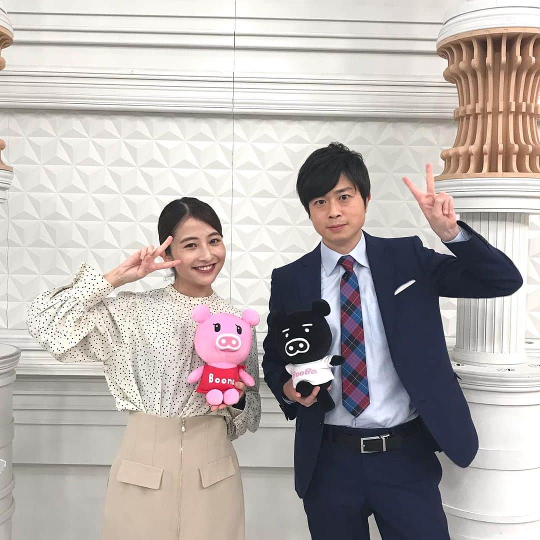 TBS「Nスタ」さんのインスタグラム写真 - (TBS「Nスタ」Instagram)「・ 今日は熊崎アナ、日比アナ、良原アナの 2022ラストDAYでした🥲🧡 今年もお世話になりました！🐯 ...