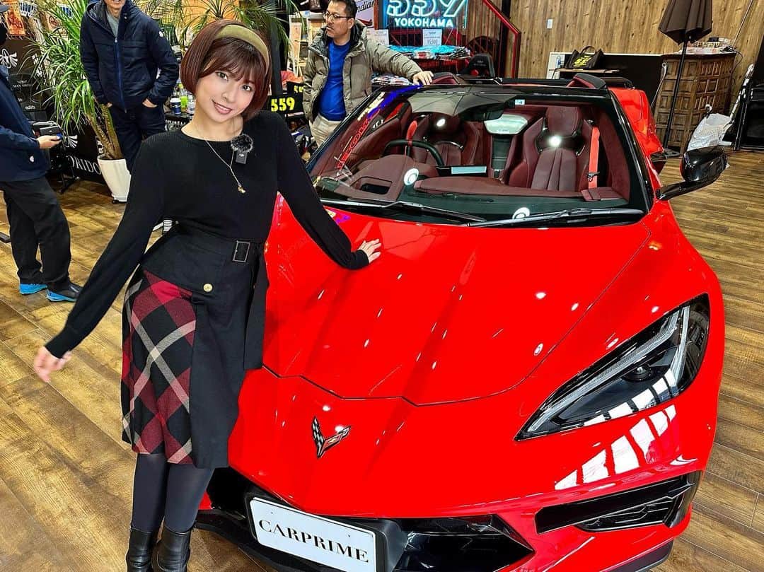 藤井マリーさんのインスタグラム写真 - (藤井マリーInstagram)「本日は #CARPRIME さんの撮影でした！ 2月公開予定です🚗💨お楽しみに！ レーシングドライバーの谷口信輝さん ...