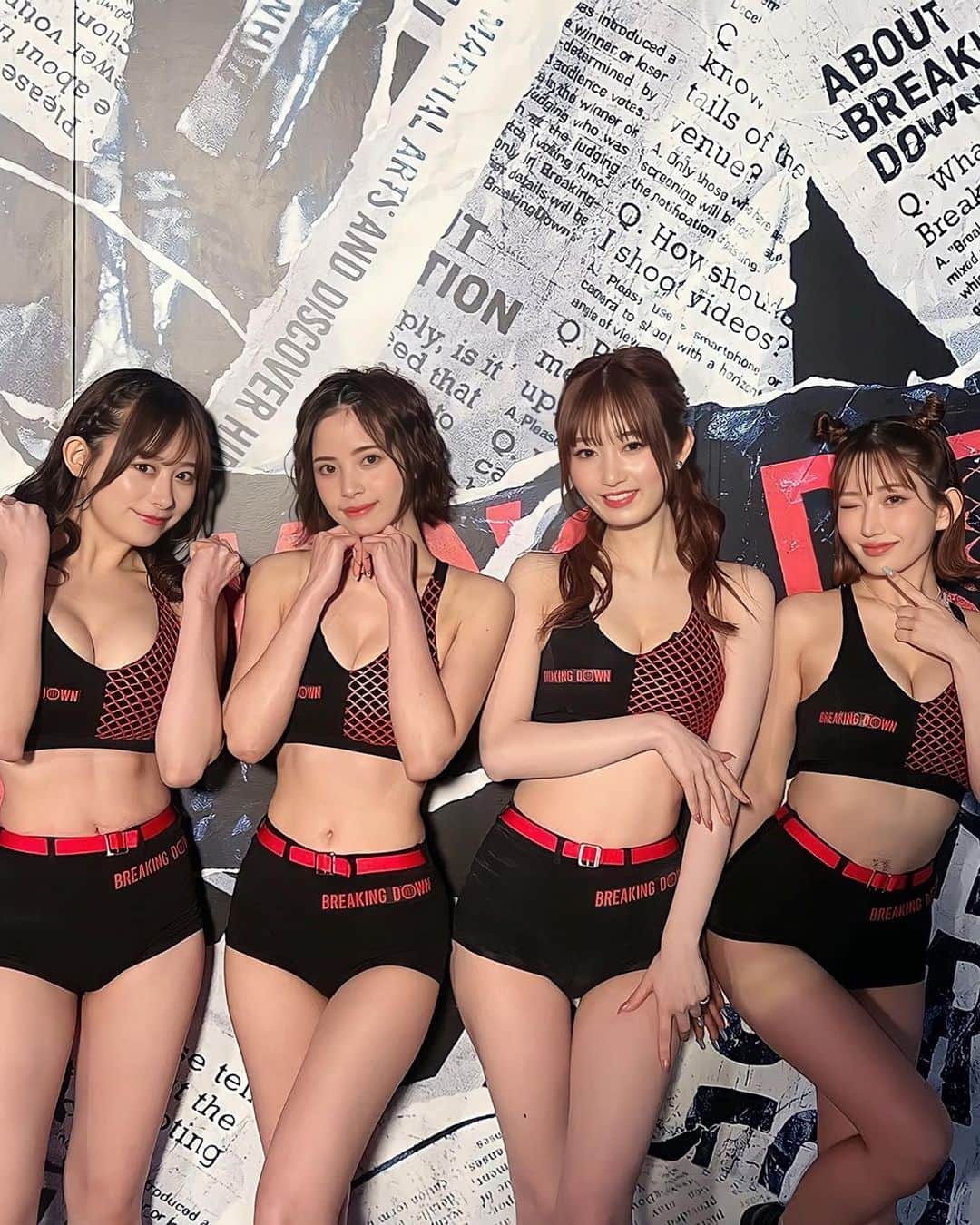 蒼乃茜さんのインスタグラム写真 - (蒼乃茜Instagram)「BreakingDown7 また会場でラウンドガールとして関われて幸せでした ︎ 今回は幕張メッセと会場もどんどん大きくなって ...