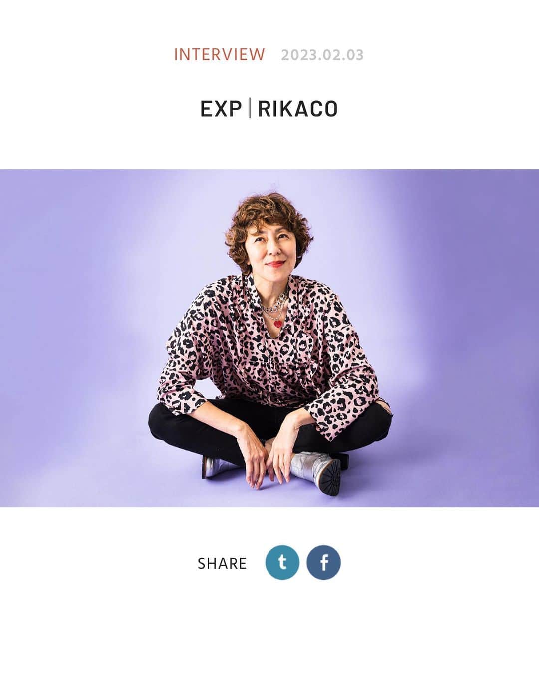 RIKACOさんのインスタグラム写真 - (RIKACOInstagram)「⚡️ @hystericglamour_tokyo インタビューを受けています！ 今回の舞台への思いや ...