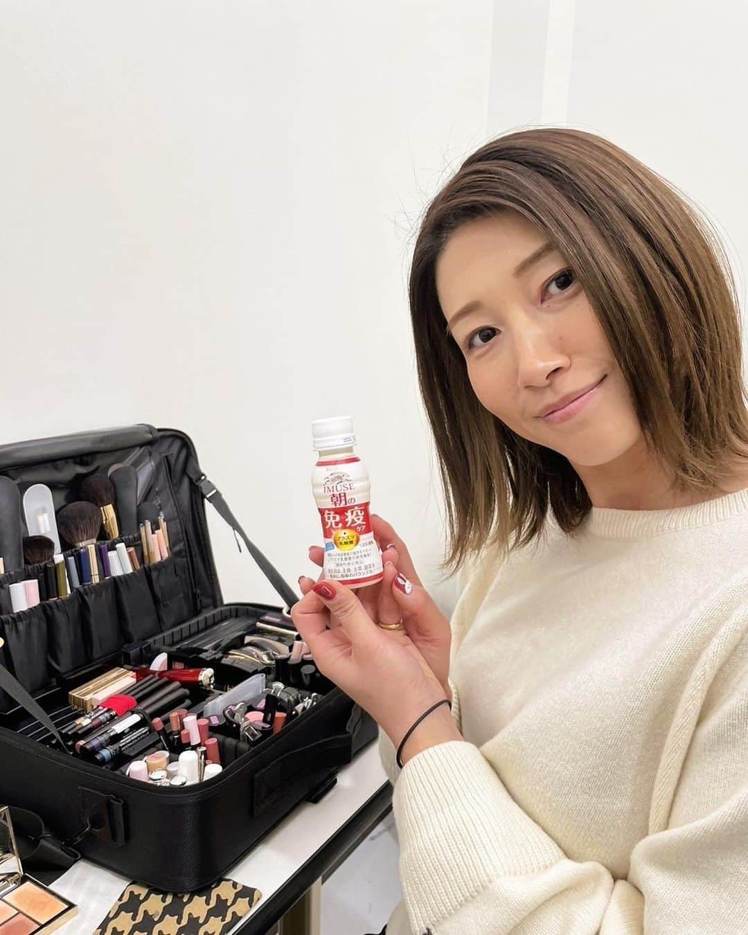 狩野舞子さんのインスタグラム写真 - (狩野舞子Instagram)「・ 毎朝「キリン iMUSE 朝の免疫ケア」(機能性表示食品）を飲み続け ...