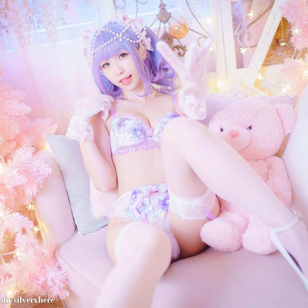 Sherryさんのインスタグラム写真 - (SherryInstagram)「- March Tier 3 - Mauve Underwear ξ( ＞ ) ️Full set photo ...