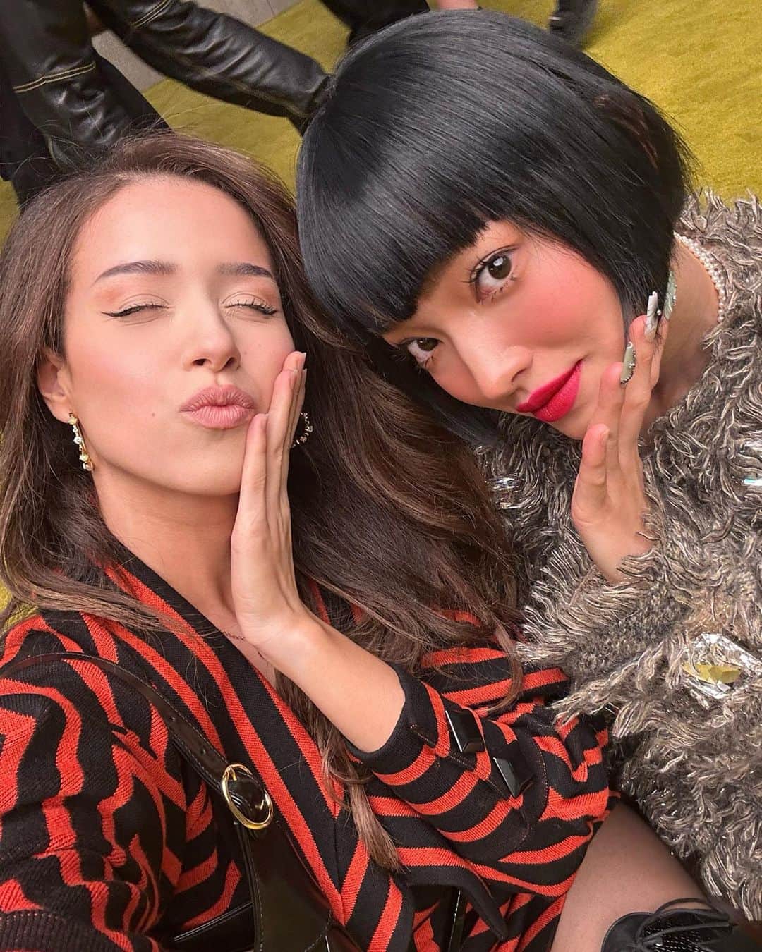 Pokimaneさんのインスタグラム写真 - (PokimaneInstagram)「baby’s first @gucci show 🥹 ...
