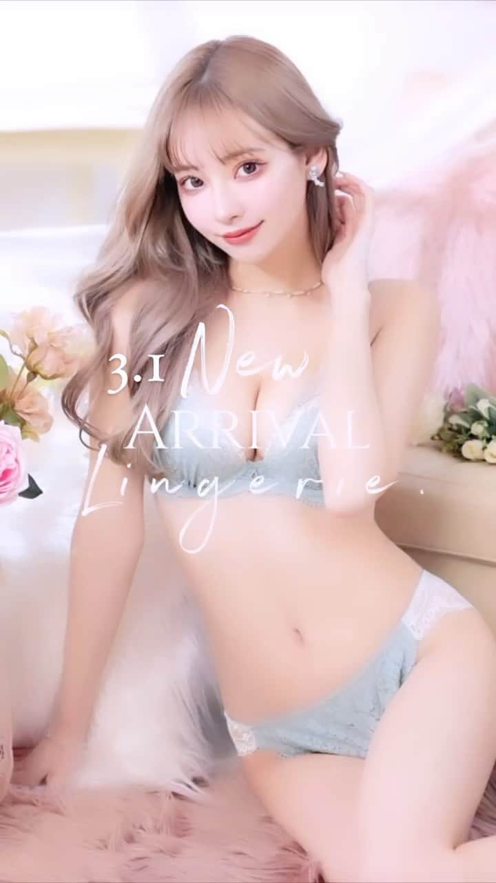 下着専門店DRWさんのインスタグラム動画 - (下着専門店DRWInstagram)「3.1新作ランジェリー 毎週 月・水・金に新作入荷🚚 また売切れ商品はみなさんのリクエストで入荷受付中 ...