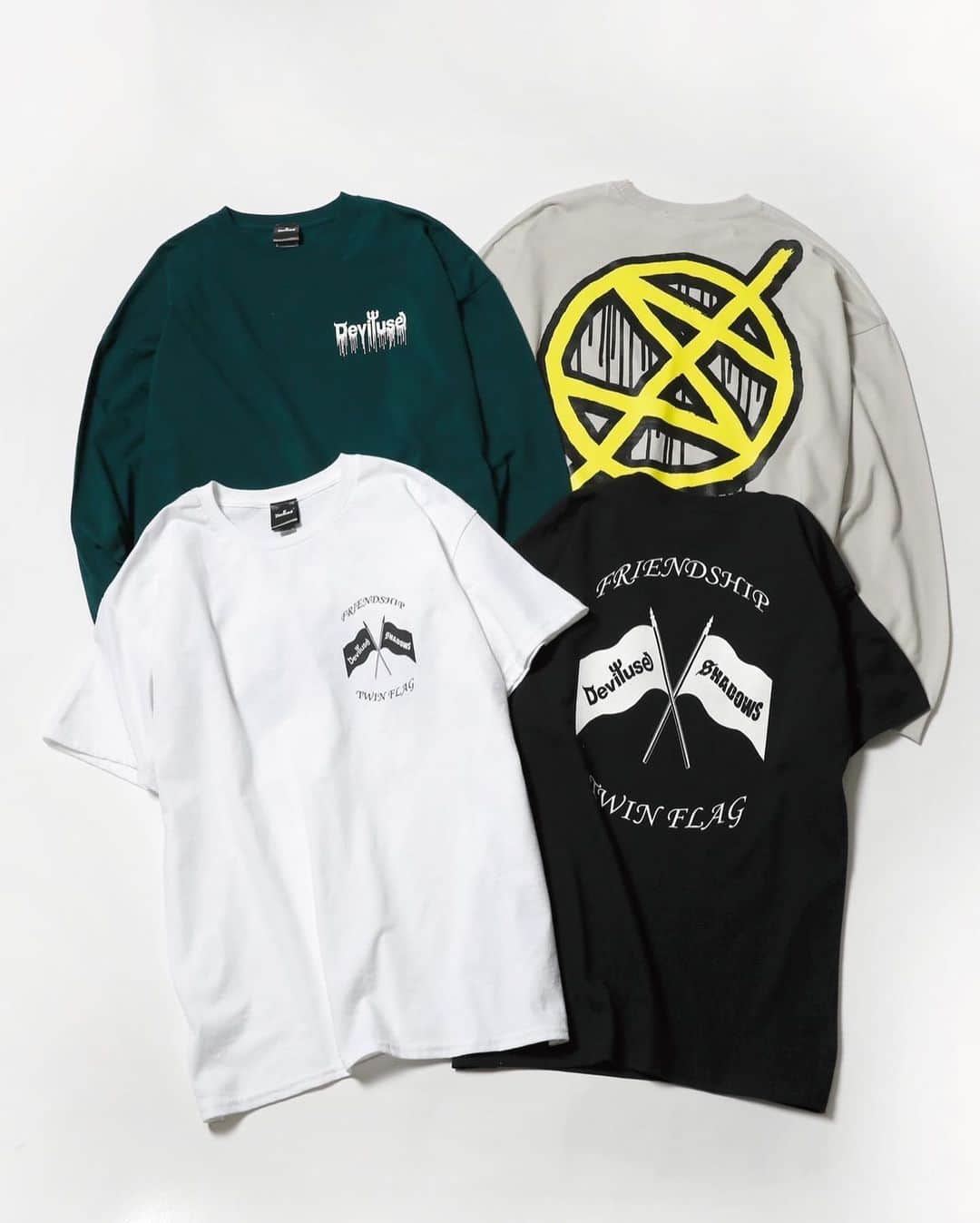 SHADOWSさんのインスタグラム写真 - (SHADOWSInstagram)「【受注受付開始】 SHADOWS×Deviluseコラボアイテム受注スタート！ •SHADOWS×Drip ...