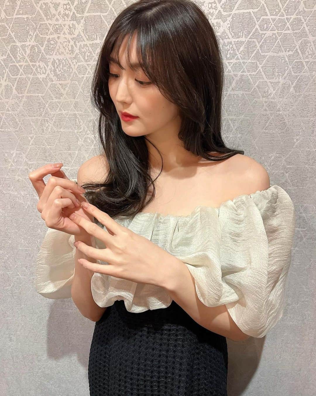 岩﨑名美さんのインスタグラム写真 - (岩﨑名美Instagram)「🌸🌸🌸🫶 👗@leja__official #leja」3月2日 19時57分 - nami_iwasaki