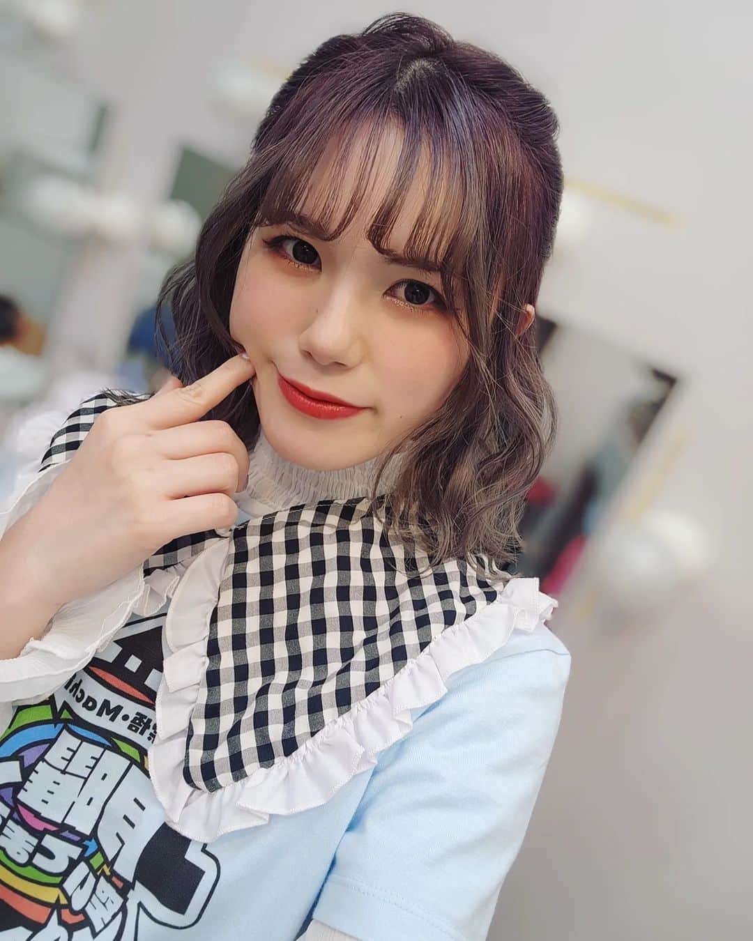 Machicoさんのインスタグラム写真 - (MachicoInstagram)「C そういえば髪がほんちょいボブっぽくなりまして、髪色も ...