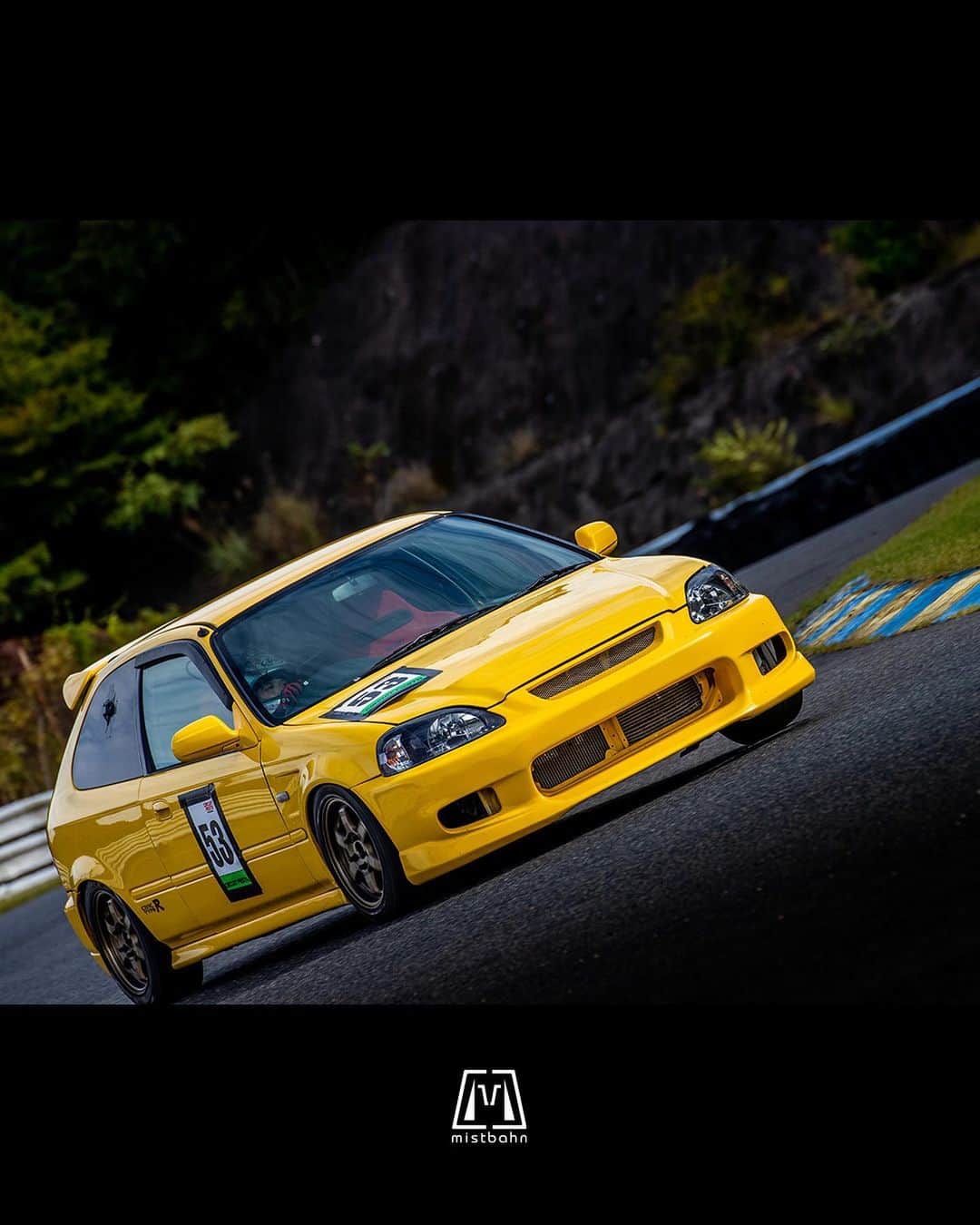 mistbahnさんのインスタグラム写真 - (mistbahnInstagram)「_ WHARP RACING Honda EK9 ...