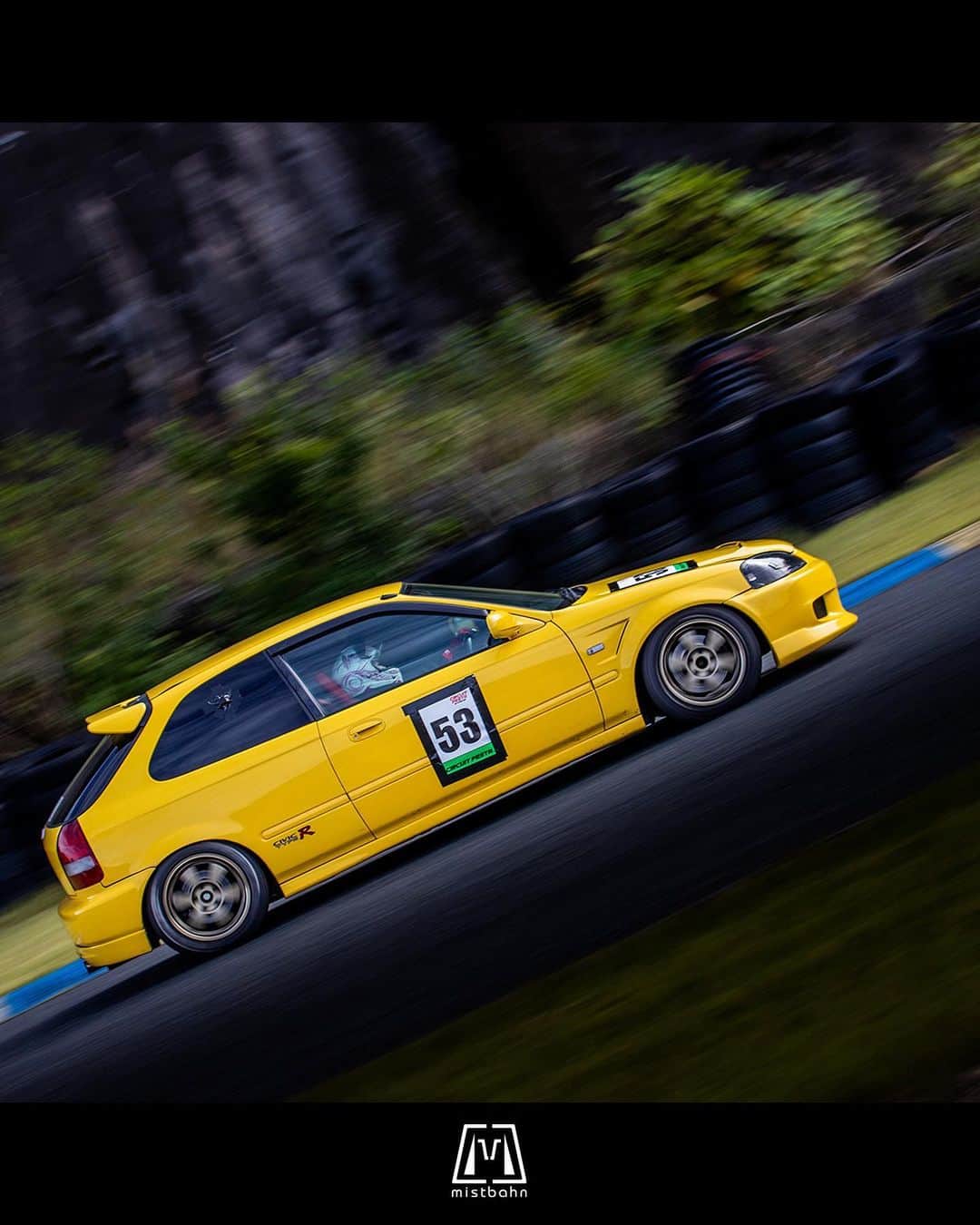 mistbahnさんのインスタグラム写真 - (mistbahnInstagram)「_ WHARP RACING Honda EK9 ...