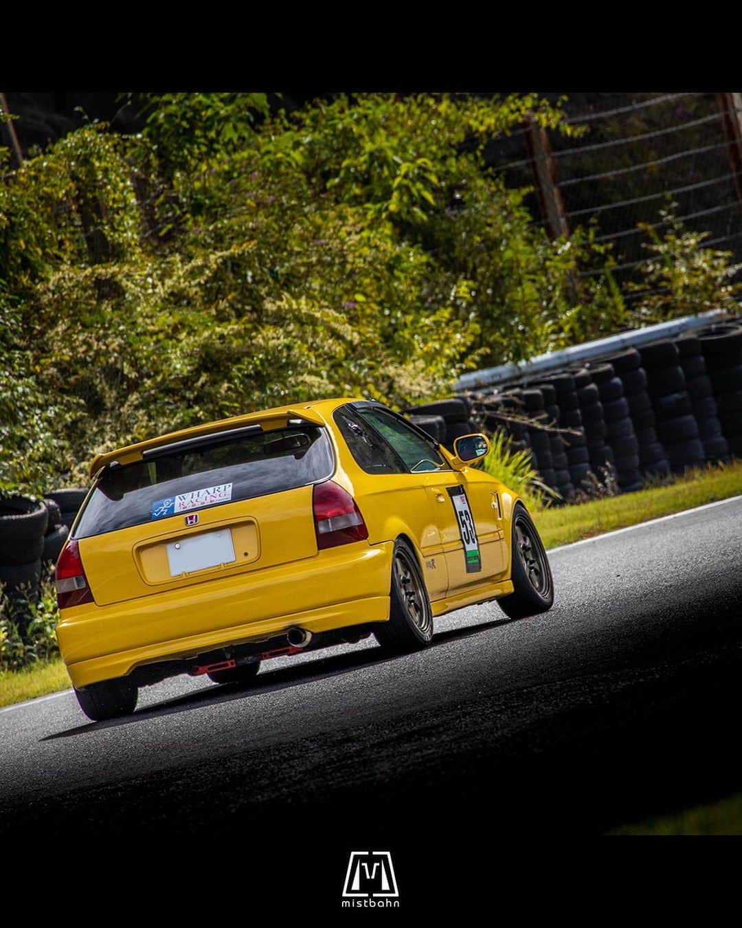 mistbahnさんのインスタグラム写真 - (mistbahnInstagram)「_ WHARP RACING Honda EK9 ...