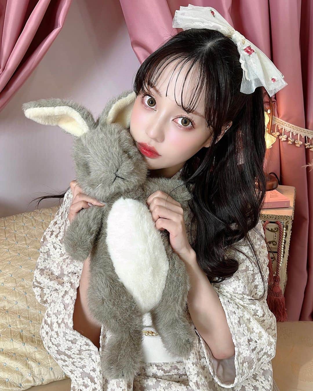 中村里砂さんのインスタグラム写真 - (中村里砂Instagram)「LARME× @sugarnine_official 🐰」3月28日 19時50分 - risa_doll_