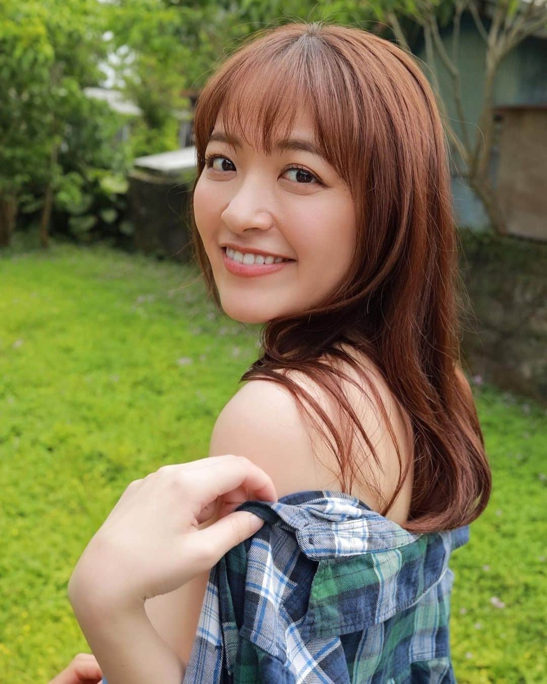 柳瀬さきさんのインスタグラム写真 - (柳瀬さきInstagram)「衣装はまだ秘密だけど 今日も順調に撮影中！ 撮影4日目頑張ります💪」4月 ...