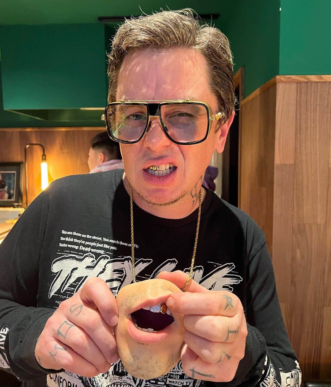 dooooさんのインスタグラム写真 - (dooooInstagram)「🤝 SID from Slipknot(@slipknot )🫦」3 ...