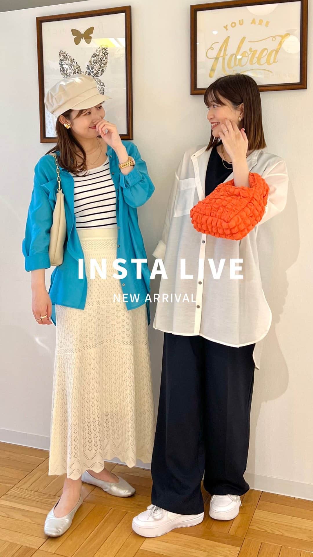 ROPÉ PICNICさんのインスタグラム動画 - (ROPÉ PICNICInstagram)「Beauty knit＆Sheer item ...