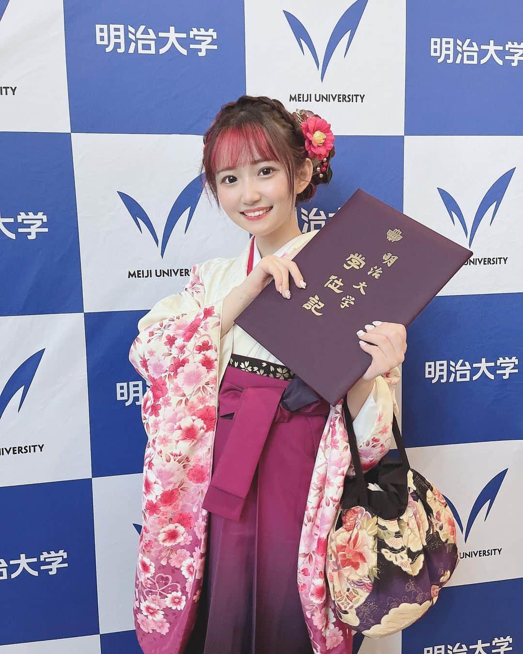 音井結衣さんのインスタグラム写真 - (音井結衣Instagram)「🌸明治大学を卒業致しました🌸 graduation ...