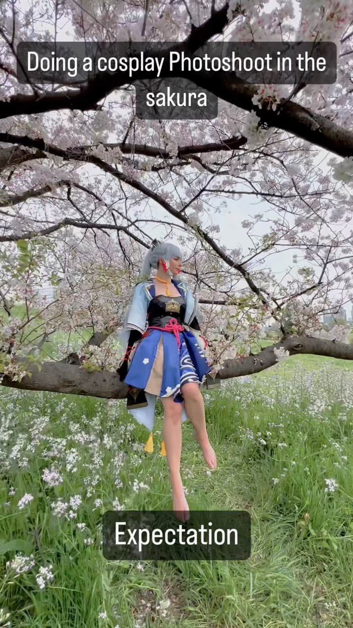 ソフィーさんのインスタグラム動画 - (ソフィーInstagram)「Doing a Sakura Photoshoot in Tokyo be like… 🤭 I wanted to ...