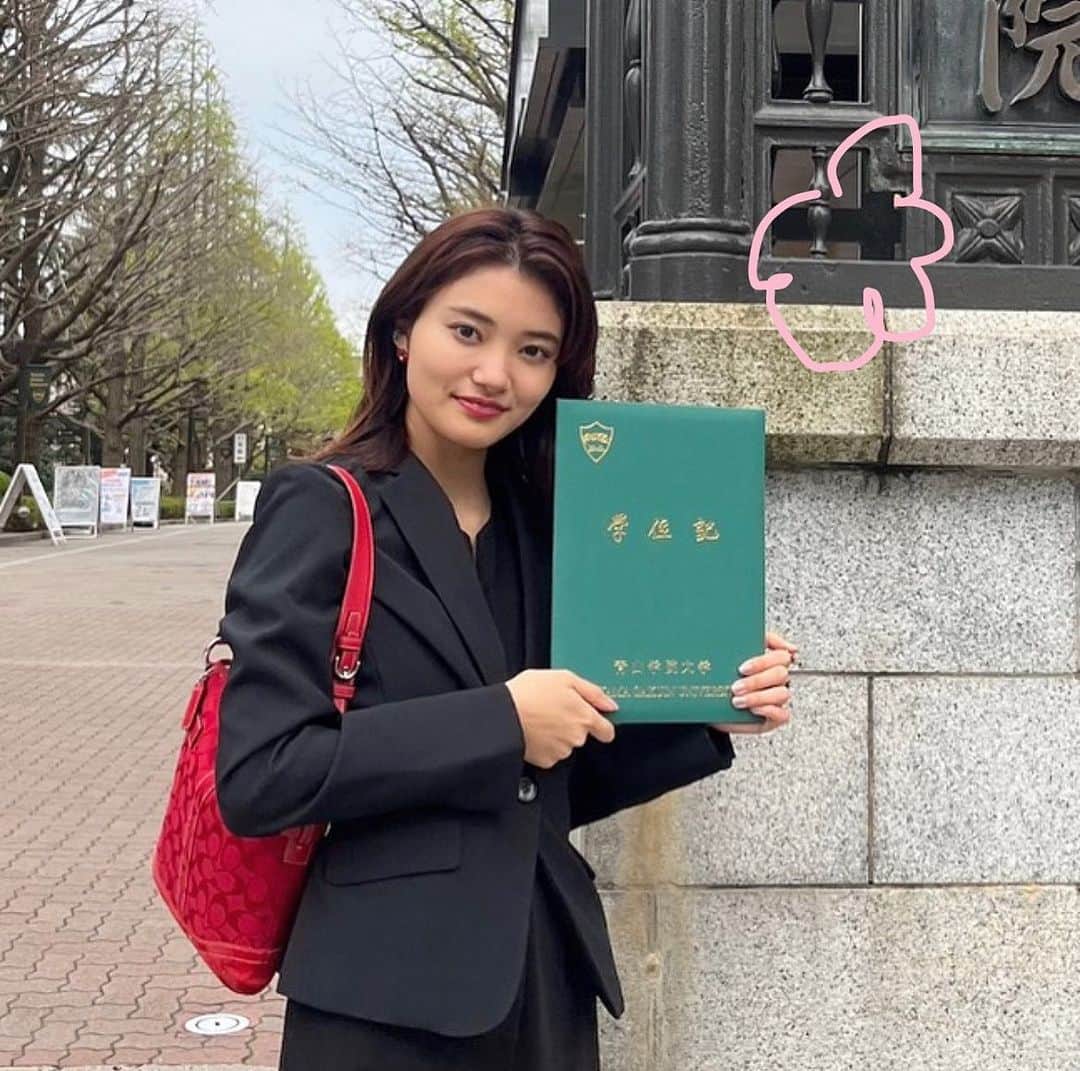 由薫（YU-KA）さんのインスタグラム写真 - (由薫（YU-KA）Instagram)「Graduated college ! 卒業式出られ ...
