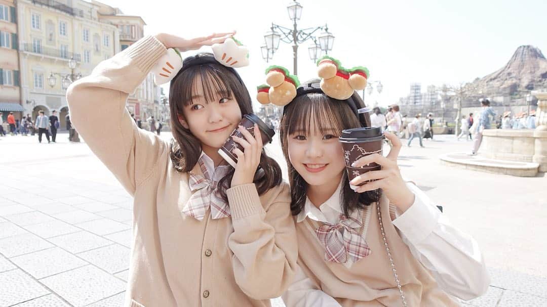 さやりささんのインスタグラム写真 - (さやりさInstagram)「2023/04/03 夢の国から帰ってきたので写真投稿してくね🐭🏰🌈🩷 声かけてくれた方ありがとう！ 「応援してます ...