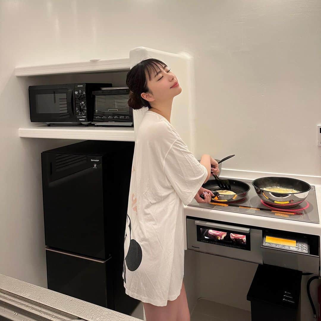 麻生果恩さんのインスタグラム写真 - (麻生果恩Instagram)「ご飯食べるの最近好きです」4月4日 20時48分 - aso.kaon