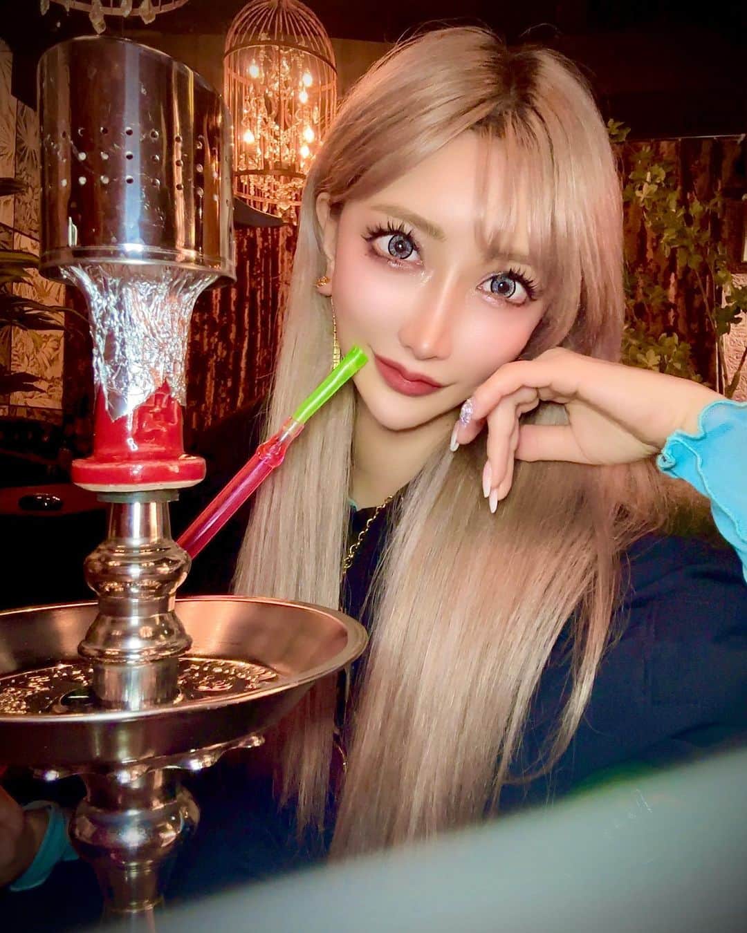 AIKAさんのインスタグラム写真 - (AIKAInstagram)「@shisha_how #大阪 #大阪ミナミ #シーシャbar バナナ ...